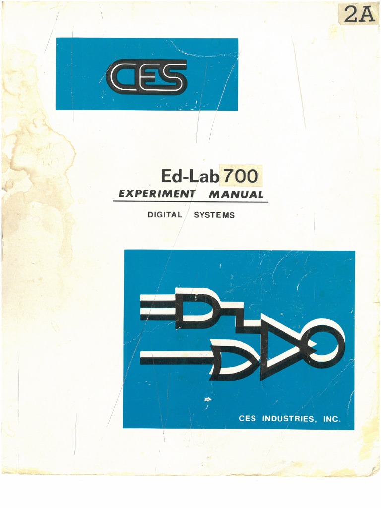 CES ED-LAB 700 Experiment Manual | PDF
