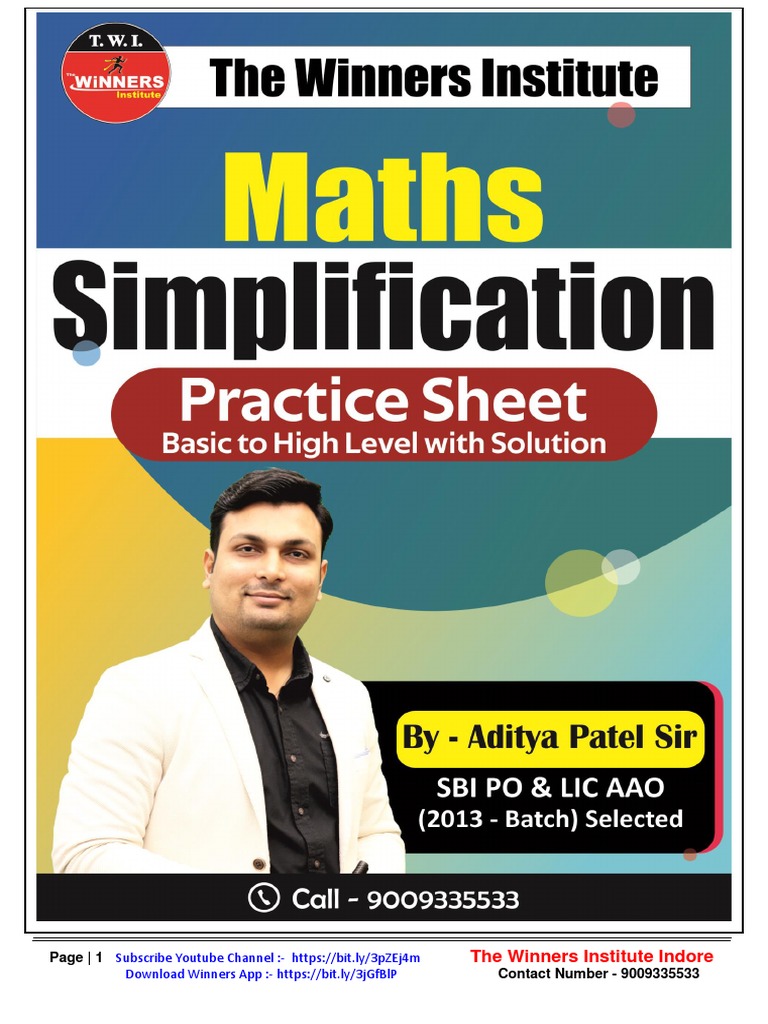 Simplification | PDF | You Tube