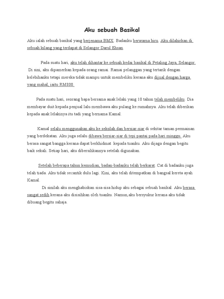 Karangan Autobiografi | PDF