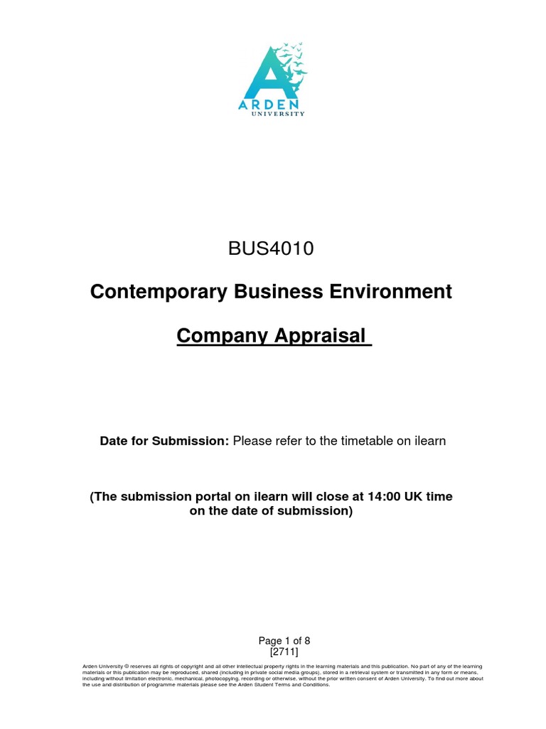BUS4010 Contemporary Business Environment (2711) | PDF | Macroeconomics ...