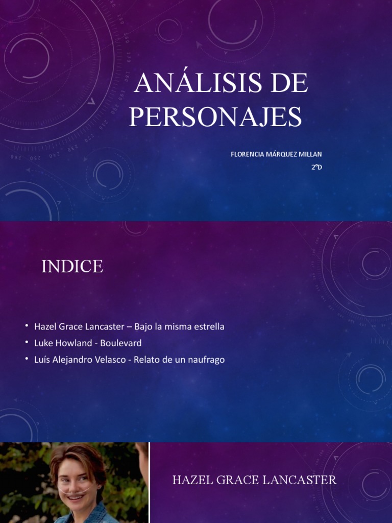 Analisis Personaje | PDF
