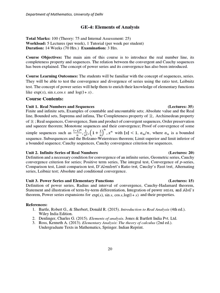 Ge 4 | PDF | Series (Mathematics) | Sequence