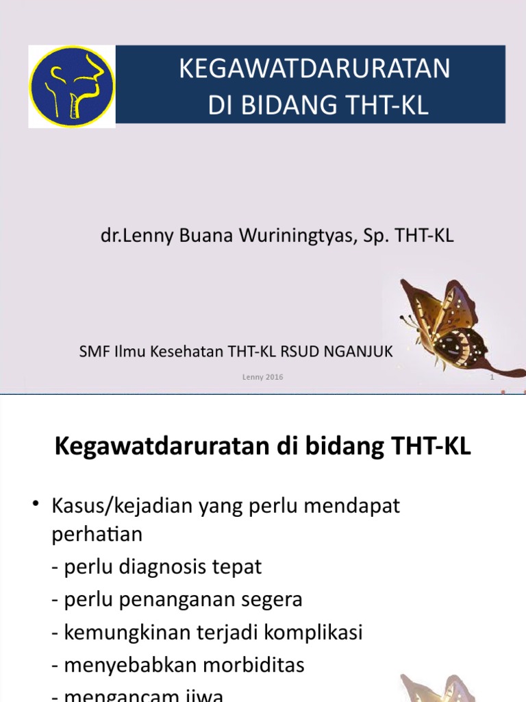 Kegawatdaruratan THT-KL - Edit 2016 | PDF