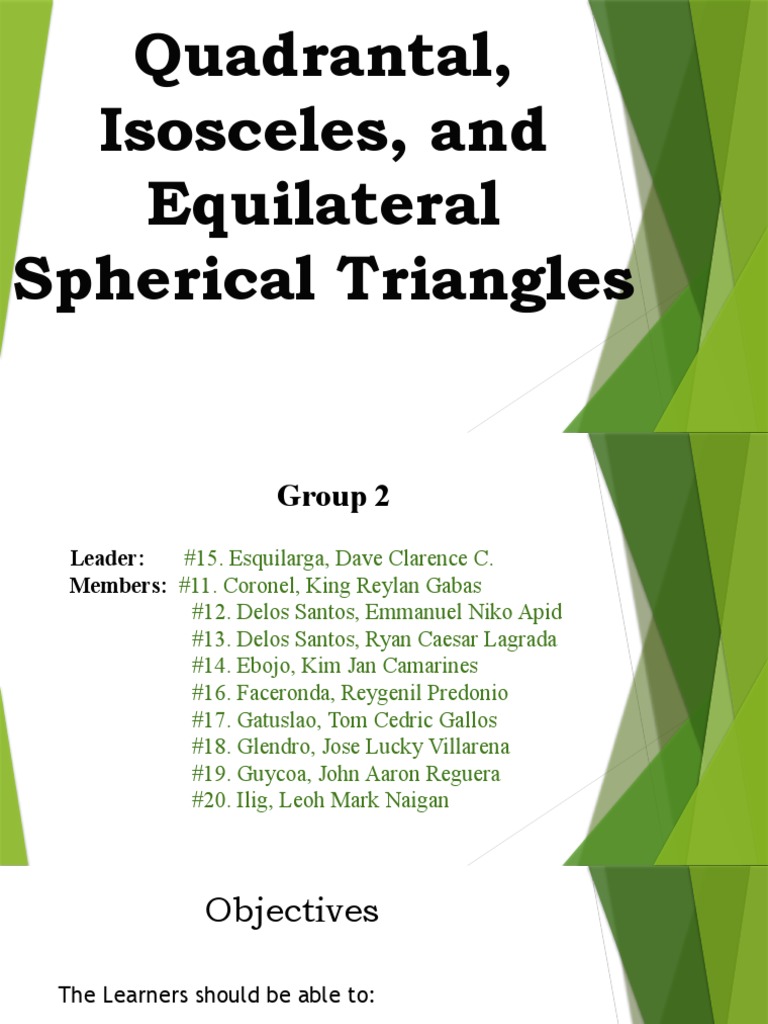 NGEC9 Presentation New | Download Free PDF | Triangle | Sphere