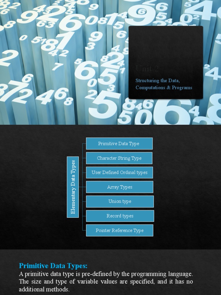 PPL Unit 2 | PDF | Data Type | Pointer (Computer Programming)