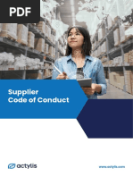 Bayer Supplier Code of Conduct Overview | PDF | Supply Chain | Employment
