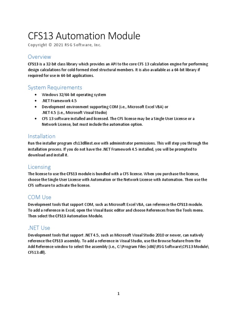 CFS13332 Automation Module Inclusion | PDF | Strength Of Materials | Microsoft Excel