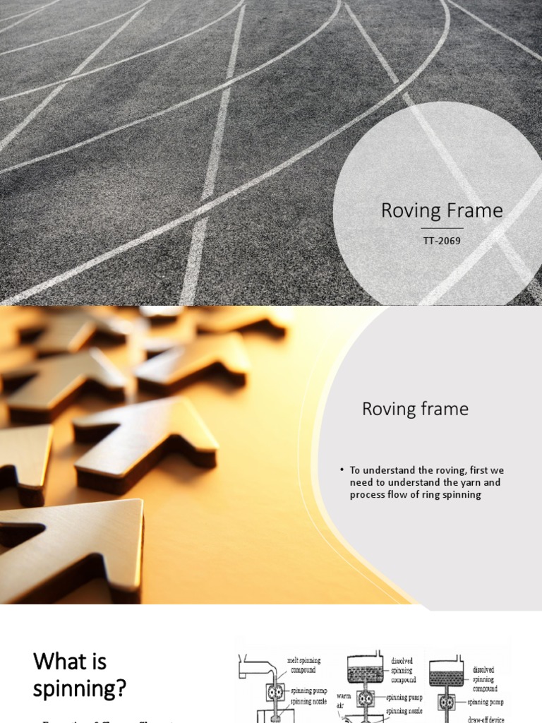 Roving Frame | PDF | Spinning (Textiles) | Yarn