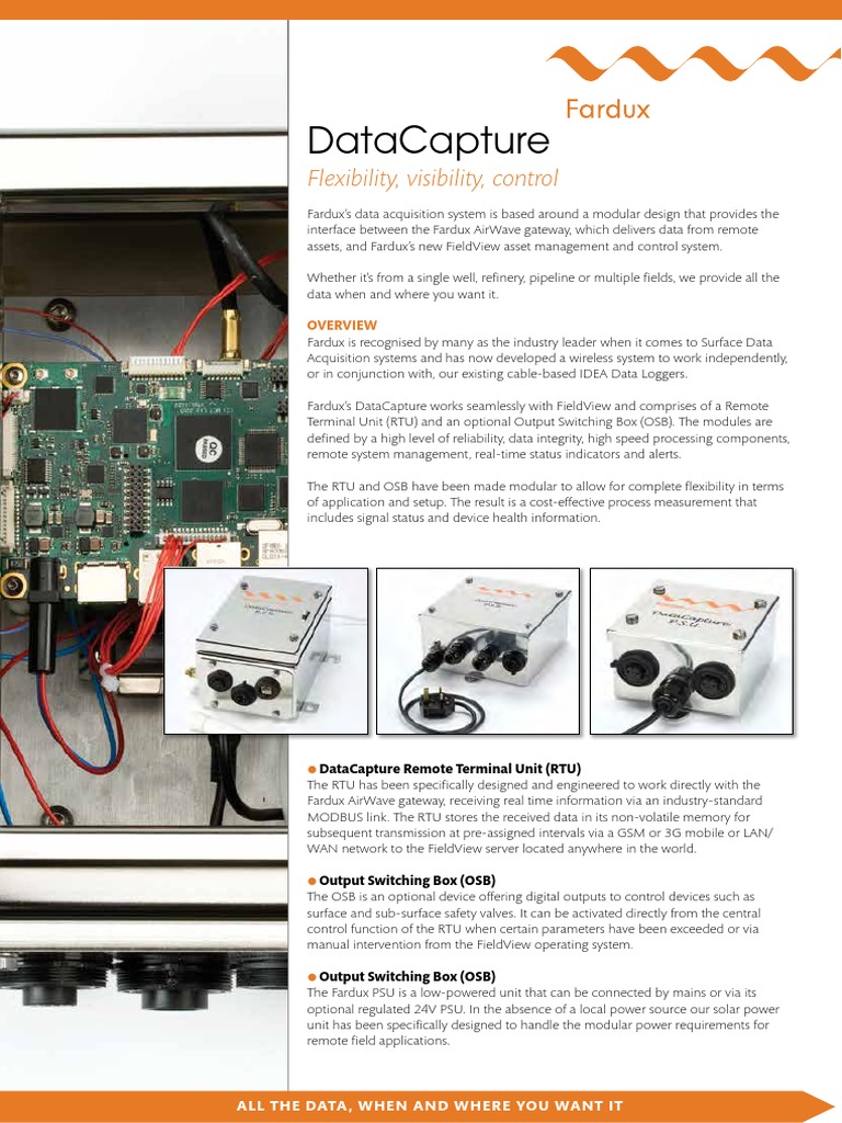 Fardux Datacapture Rtu | PDF | Computer Memory | Real Time Computing