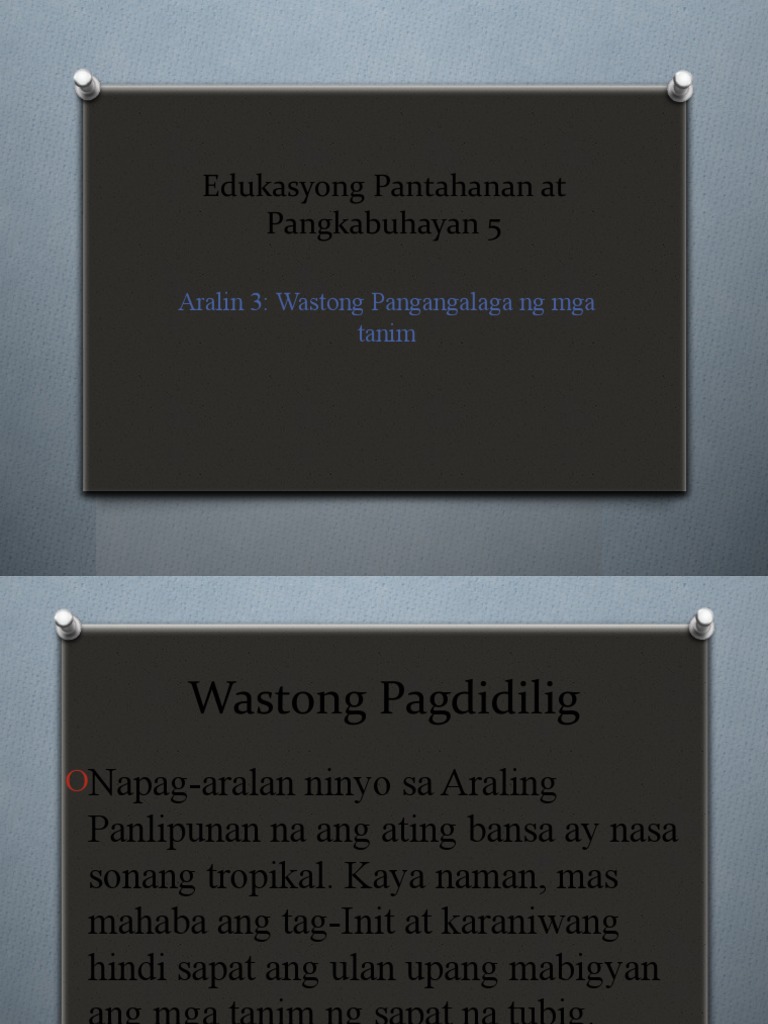 Epp 5 Aralin 3 | PDF