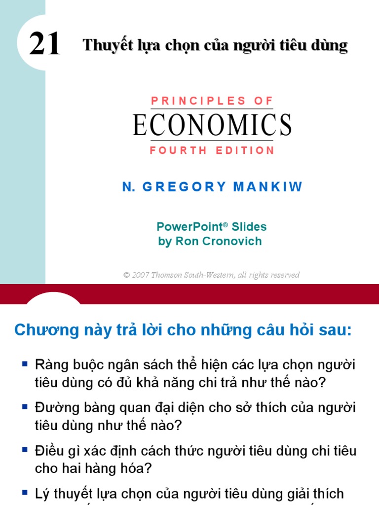 Ch21. Thuyết Hành Vi Tiêu Dùng | PDF