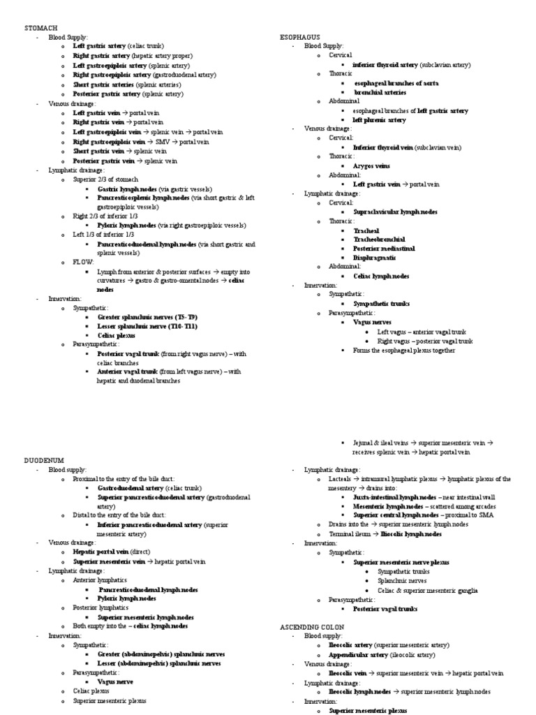 Active Recall Anatomy 1le | PDF | Stomach | Esophagus