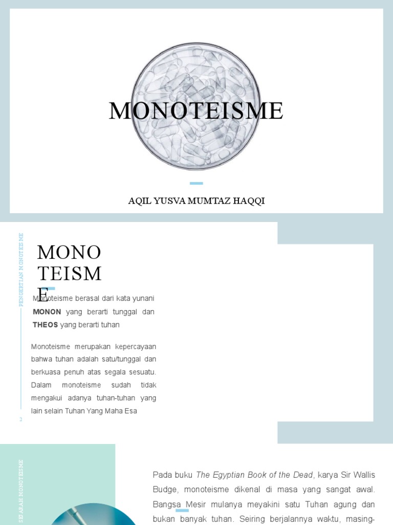 Monoteisme Aqil | PDF