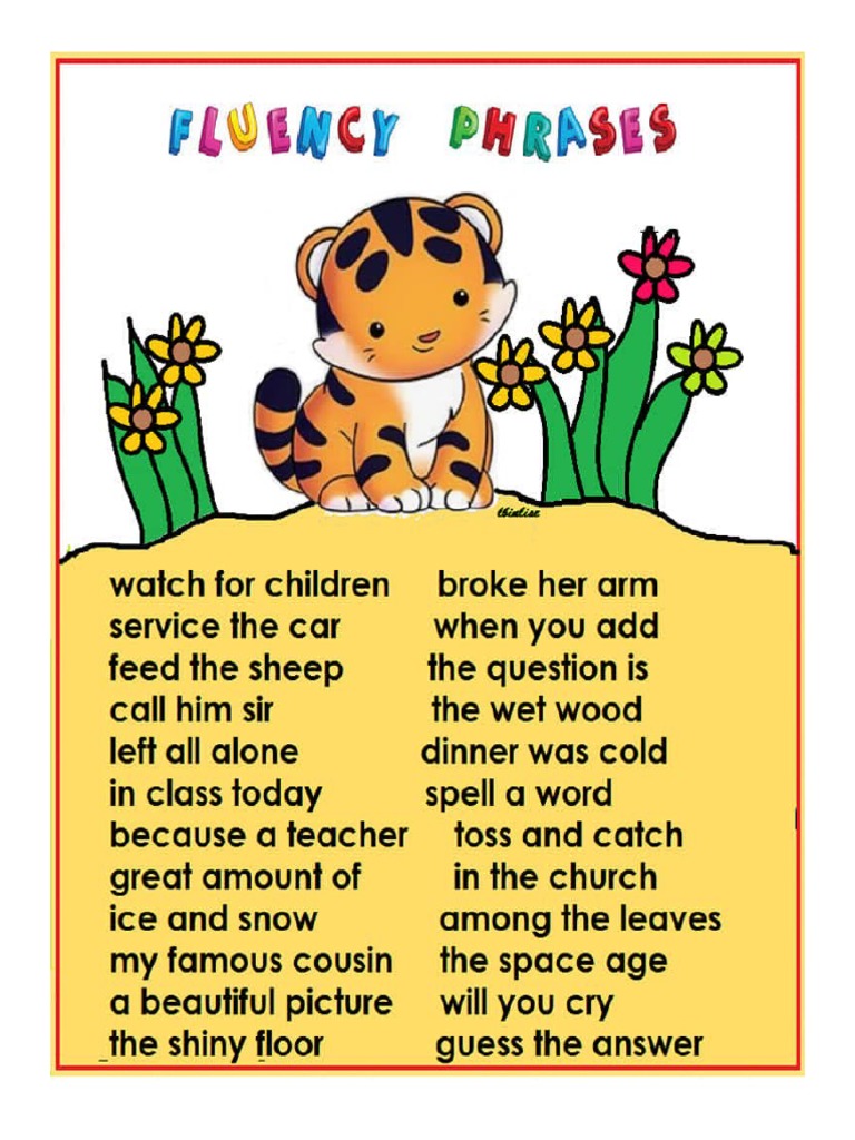 Fluency Phrases | PDF