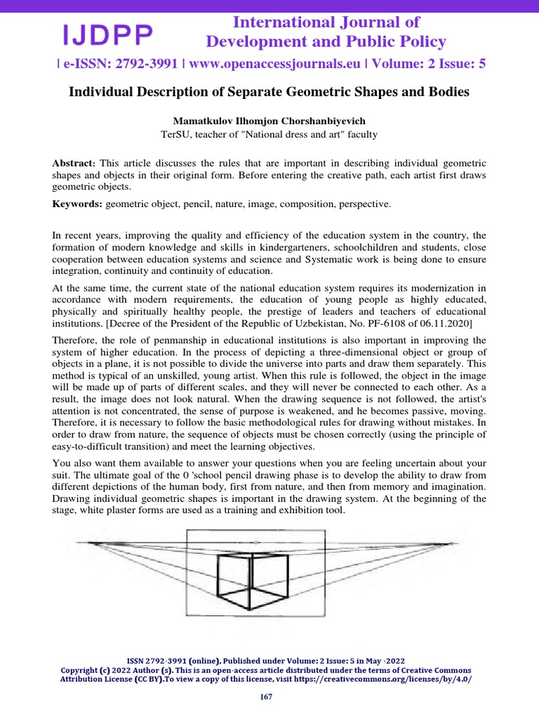 Individual Description of Separate Geometric Shapes and Bodies | PDF | Art