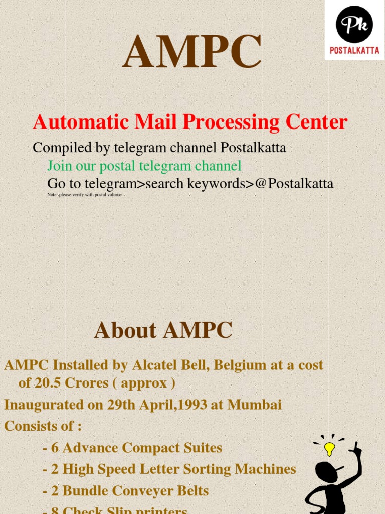 AMPC | PDF | Mail | Barcode