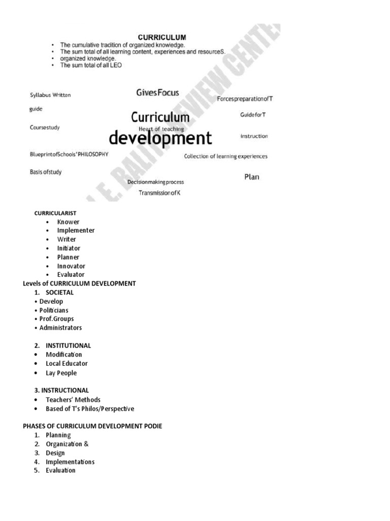 Curriculum Part2 | PDF | Curriculum | Educational Technology
