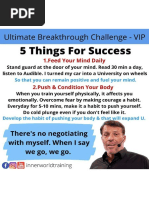 Tony Robbins - The Dickens Process | PDF | Pain | Psychological Concepts