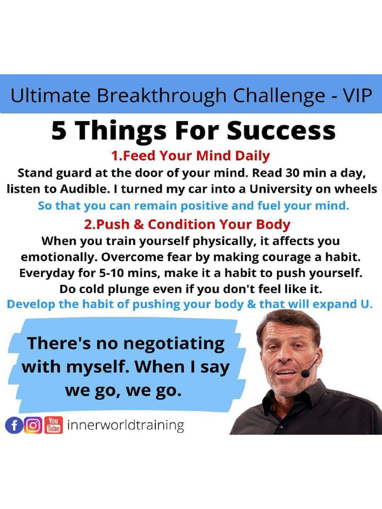Tony Robbins Unshakeable Notes | PDF