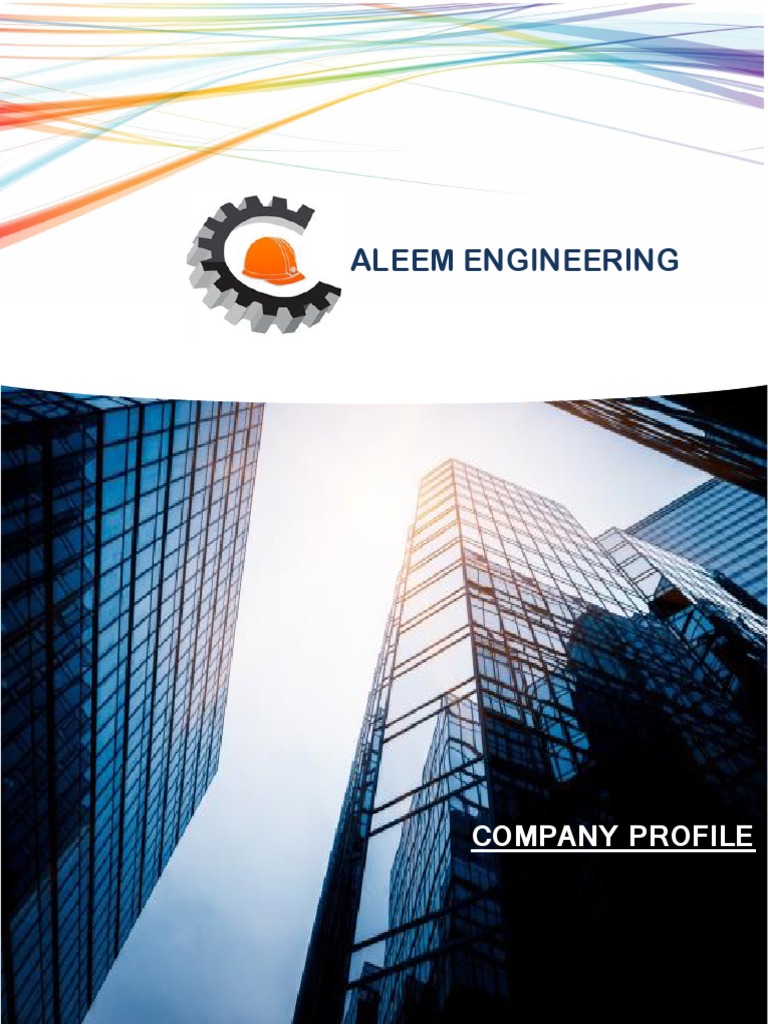 Aleem Engineering Company Profile | PDF | Pipe (Fluid Conveyance ...