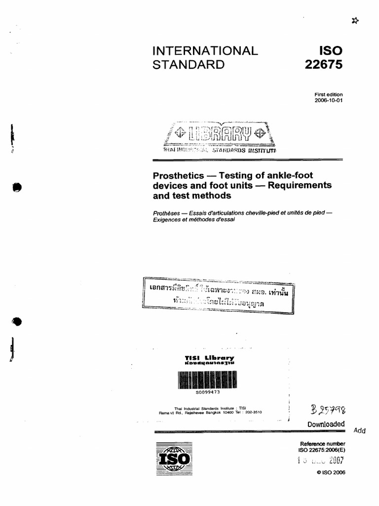 Iso 22675 | Download Free PDF | International Organization For ...
