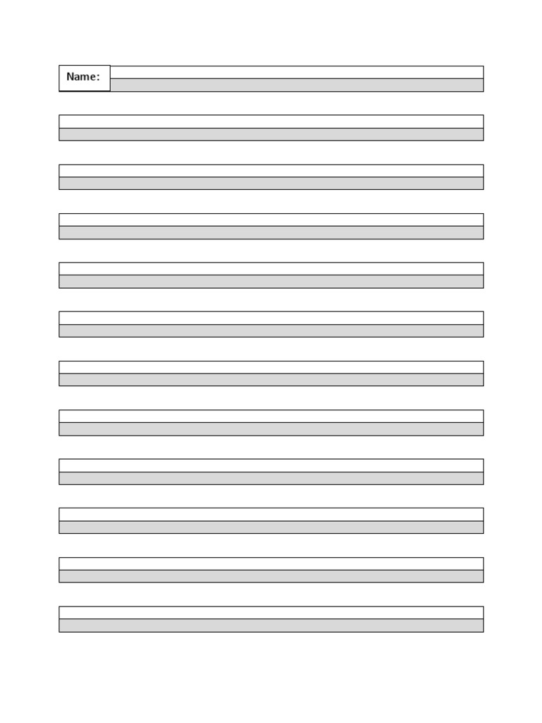 Gray Shaded Paper Trilined Small | PDF