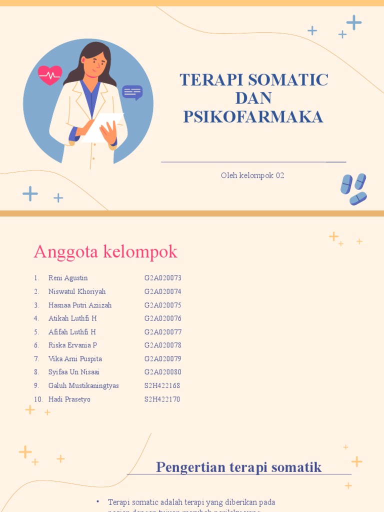 Terapi Somatik Dan Psikofarmaka Kel.02 | PDF