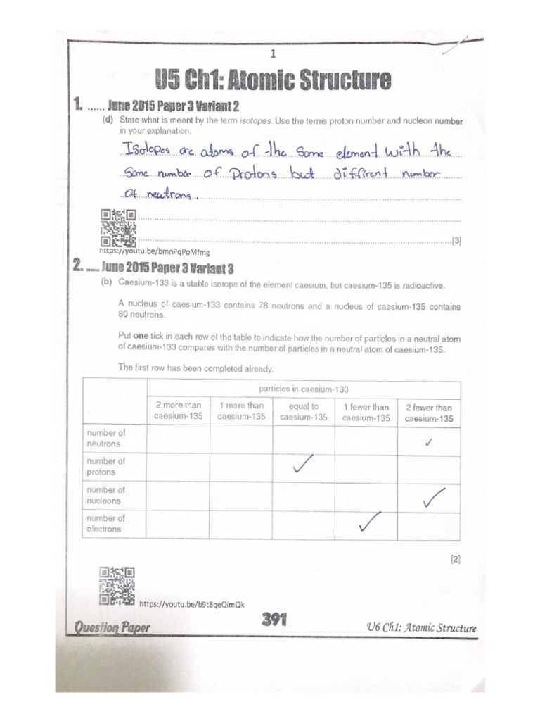 June 2015 Paper 3 Variant 2 | PDF
