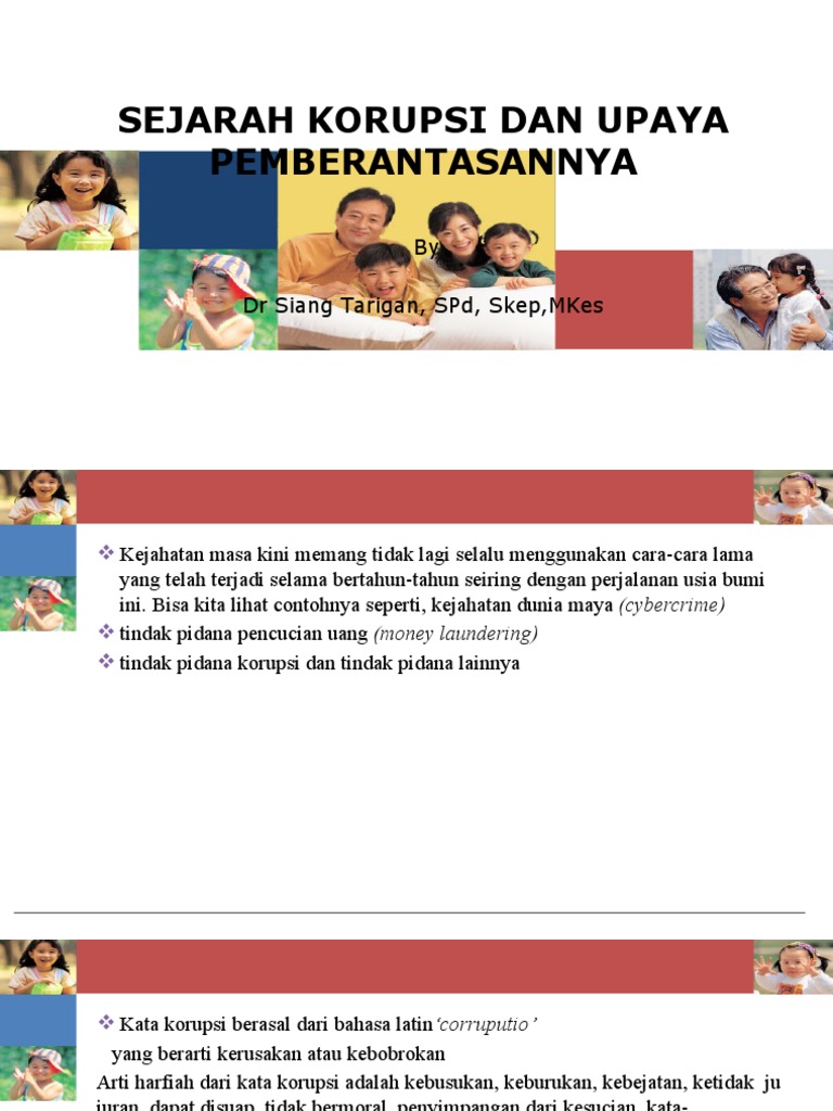 Sejarah Korupsi Dan Upaya Pemberantasannya | PDF | Ilmu Sosial | Sejarah