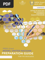 Basics of An Model United Competition, Aippm, All India Political ...