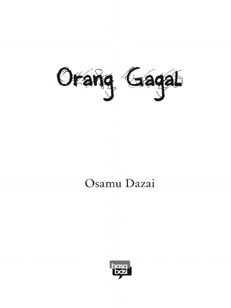 Orang Gagal by Osamu Dazai | PDF