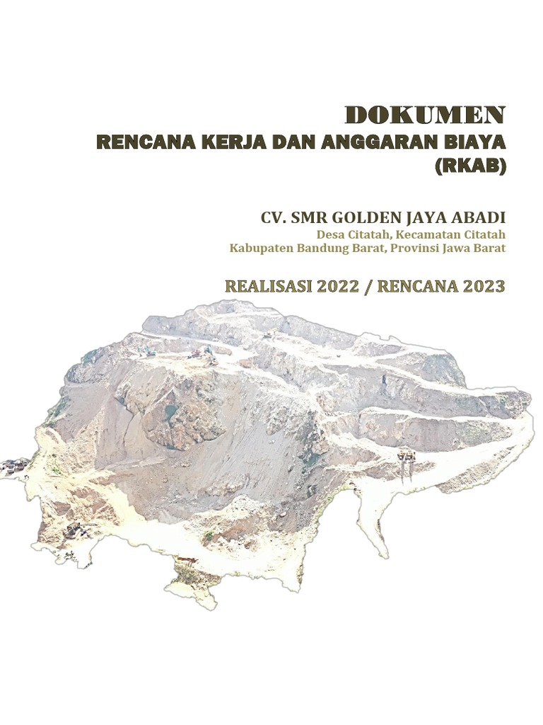 Rkab 2023 - Cv. SMR Gja | PDF