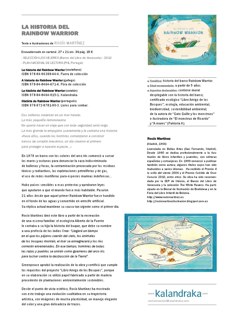 Historia del Rainbow Warrior | PDF | Entorno natural