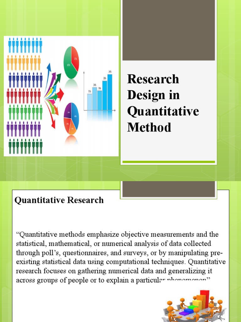 Research Design in Quantitative Method | PDF | Quantitative Research | Experiment