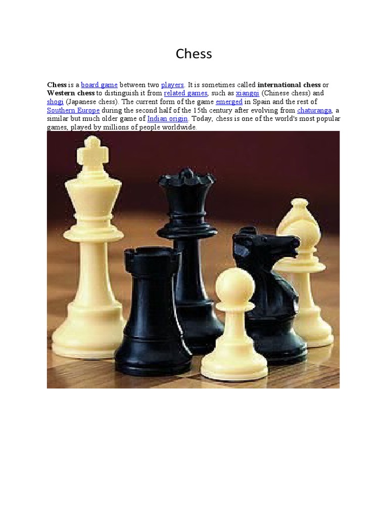 Chess | PDF