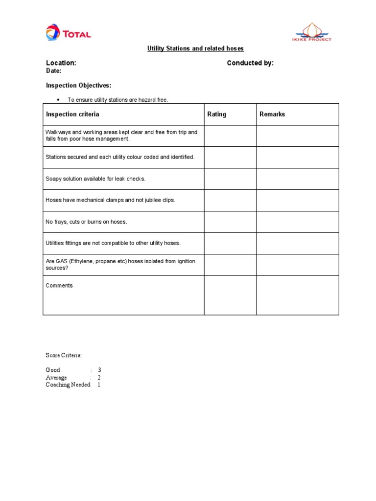 HSE 16 Utility Stations and Related Hoses | PDF