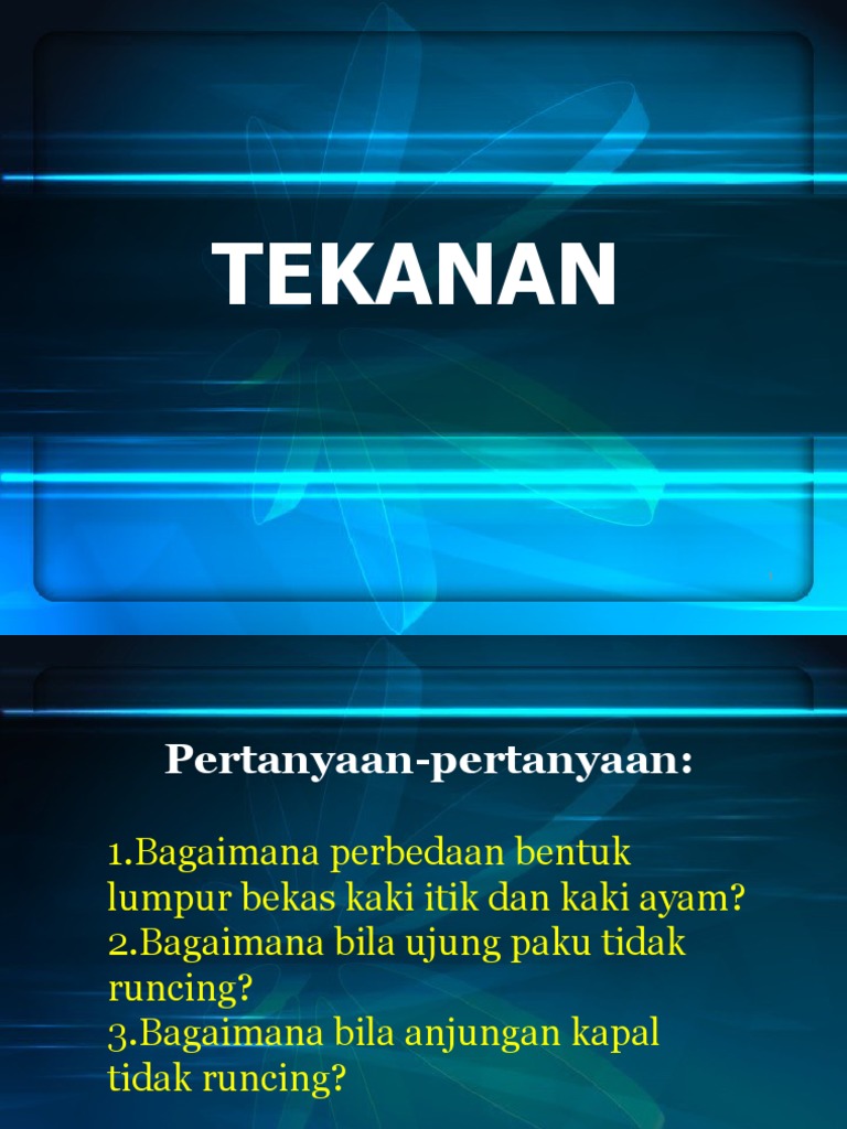 Tekanan Menu PDF