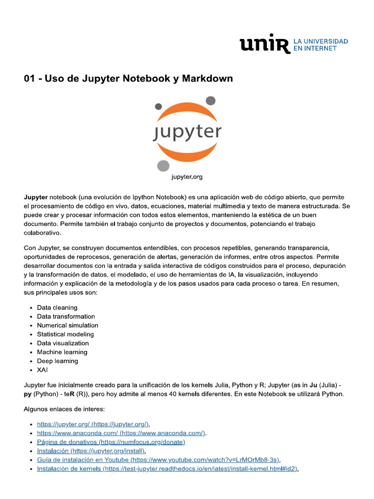 01 - Jupyter Notebooks Intro | PDF