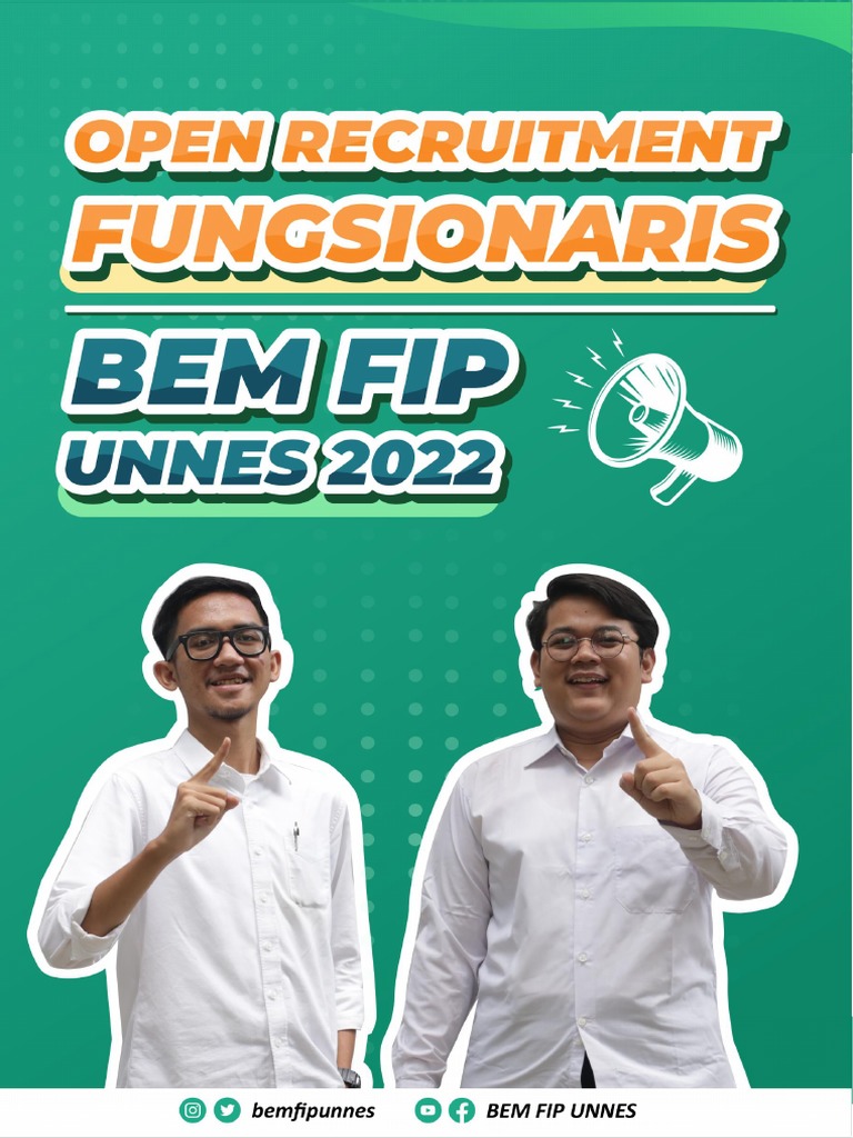 Visi Misi dan Pendaftaran BEM FIP UNNES 2022 | PDF | Ilmu Sosial