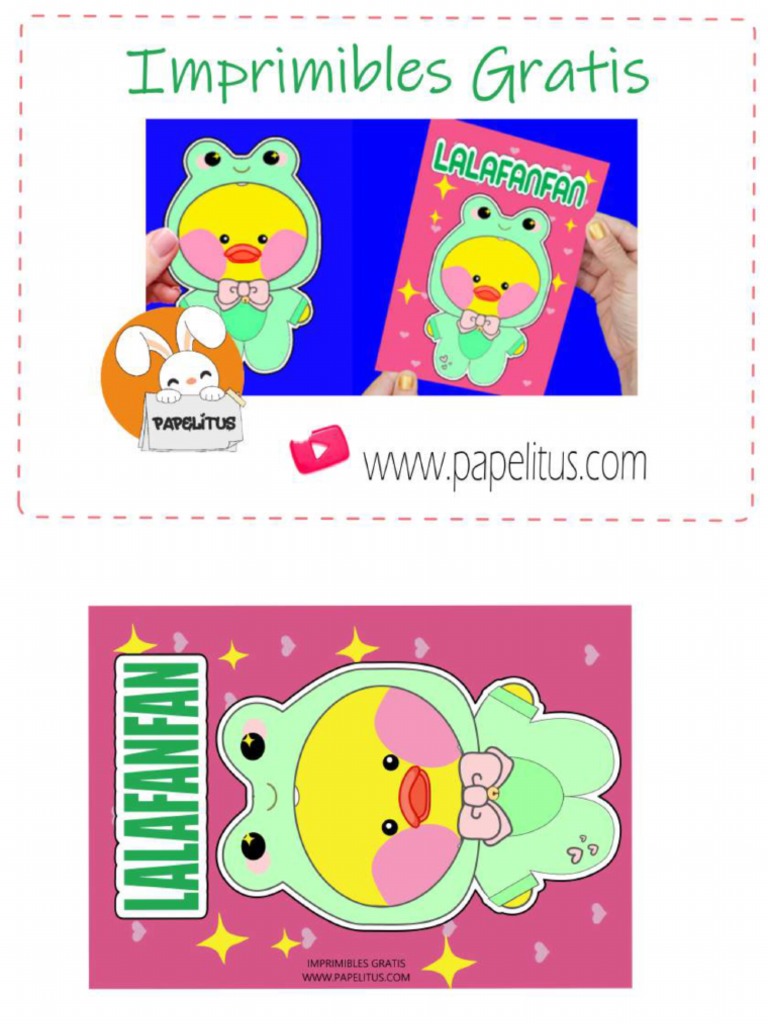 Libro Lalafanfan Duck de Papel - Papelitus | PDF