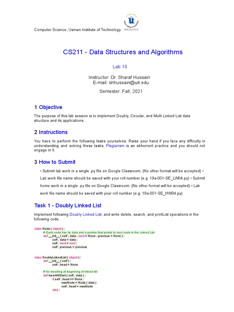 Lab 10 | PDF | Queue (Abstract Data Type) | Computing