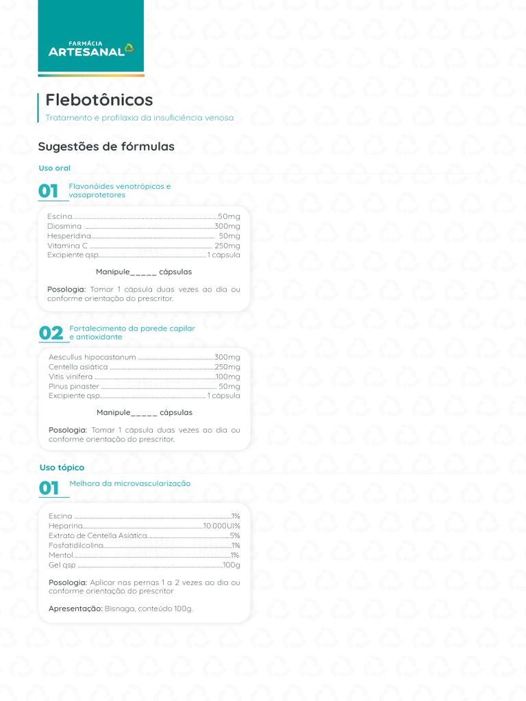 Flebotônicos | PDF