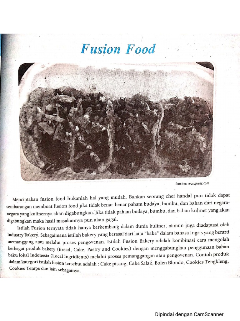 Fusion Food | PDF