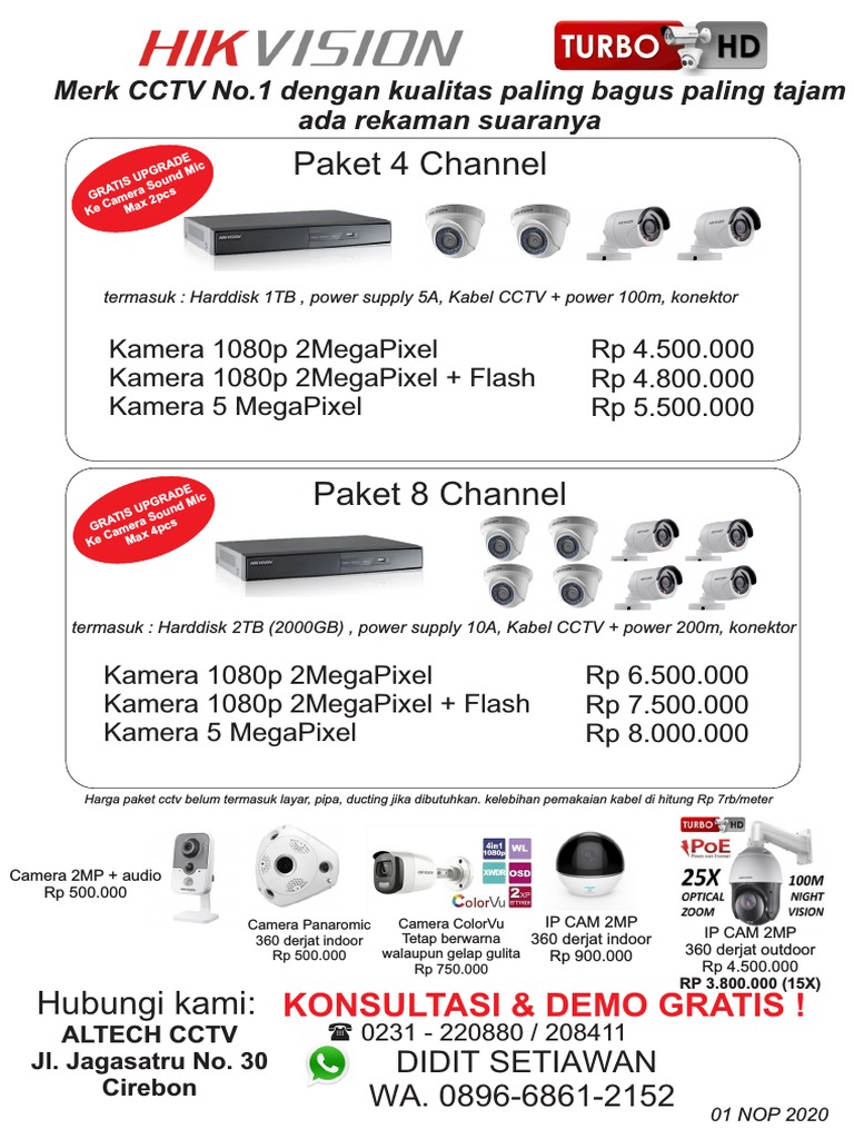 Brosur CCTV 01NOP20 | PDF
