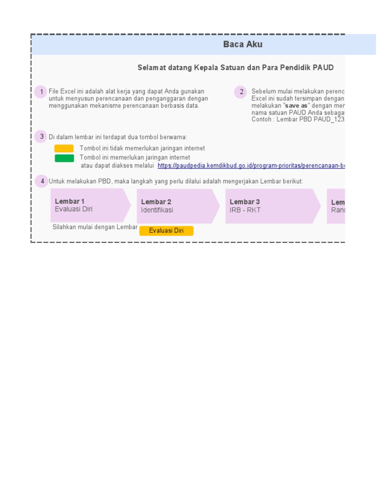 Lembar PBD Paud - 69914036 - KB Paud Tunas Bangsa II Mesuji Makmur | PDF