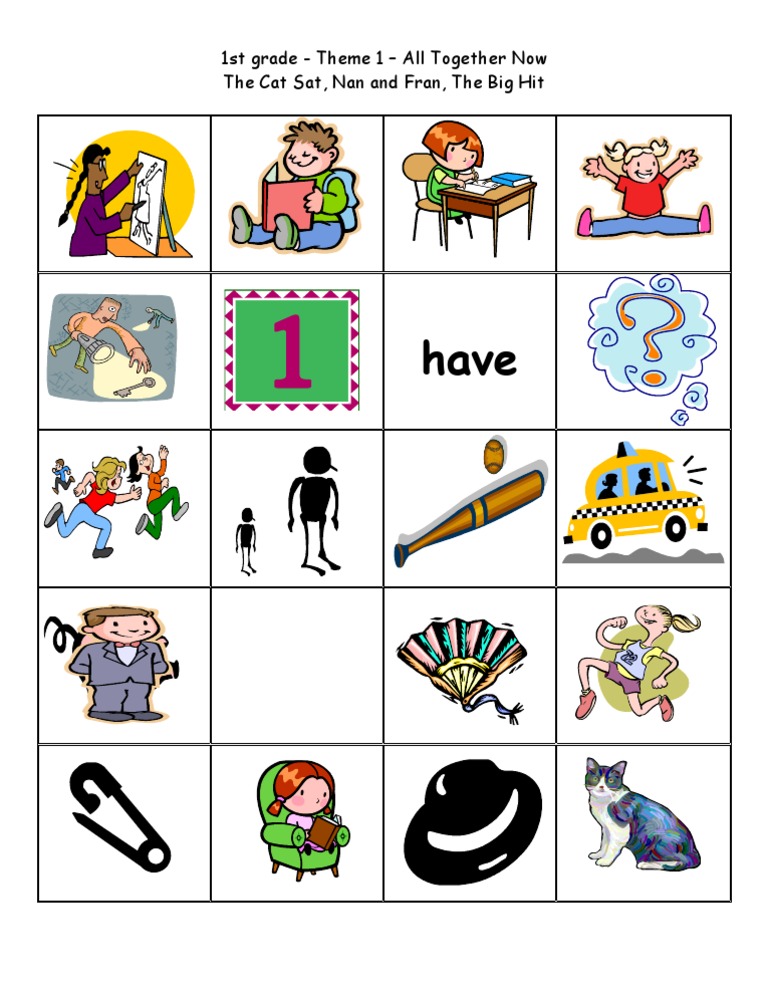 1st Grade Theme 1: All Together Now | PDF