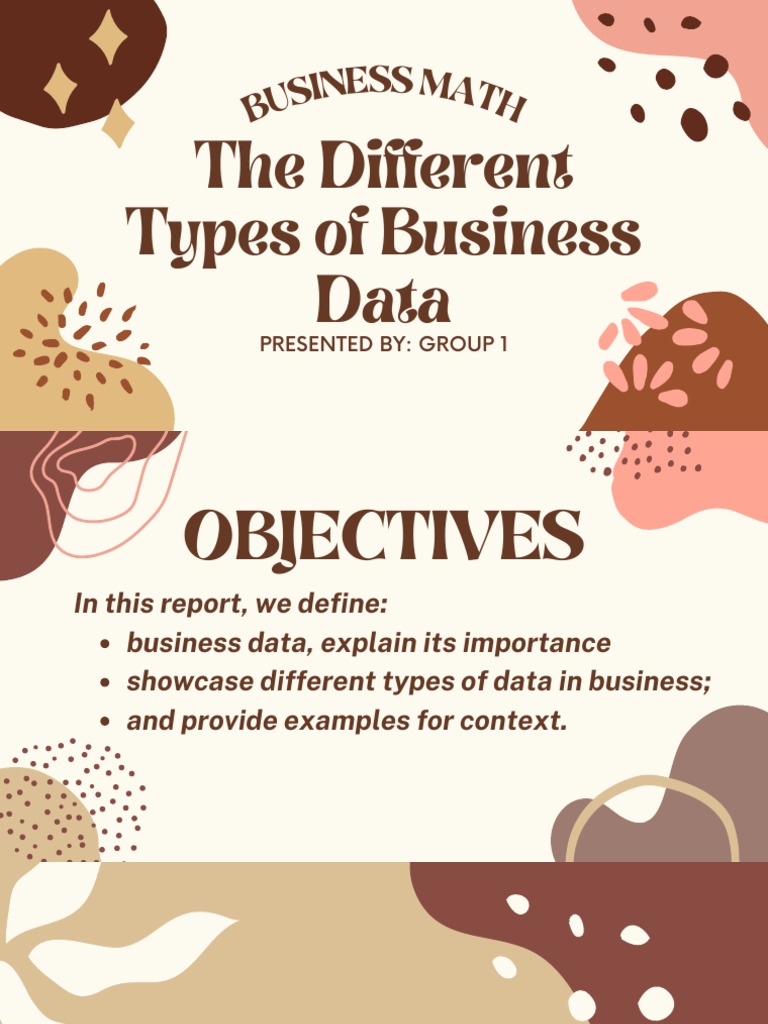 The Different Types of Business Data | PDF | Analytics | Search Engine ...