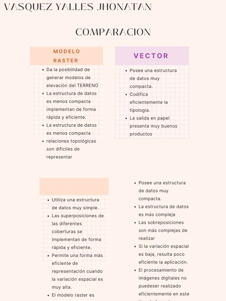 Modelo Raster | PDF