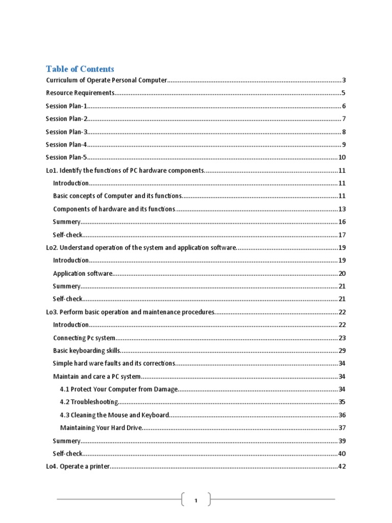 Operate Personal Computer | PDF | Operating System | Computer Data Storage