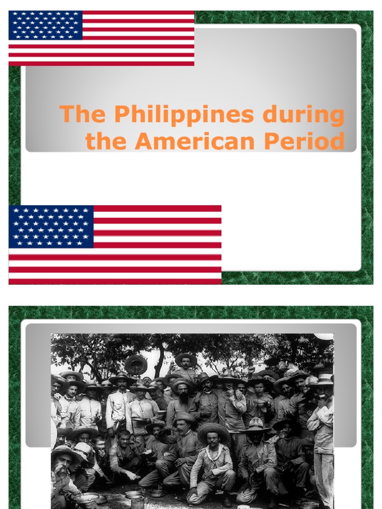 The Philippines During The American Period | PDF | Philippines | Government